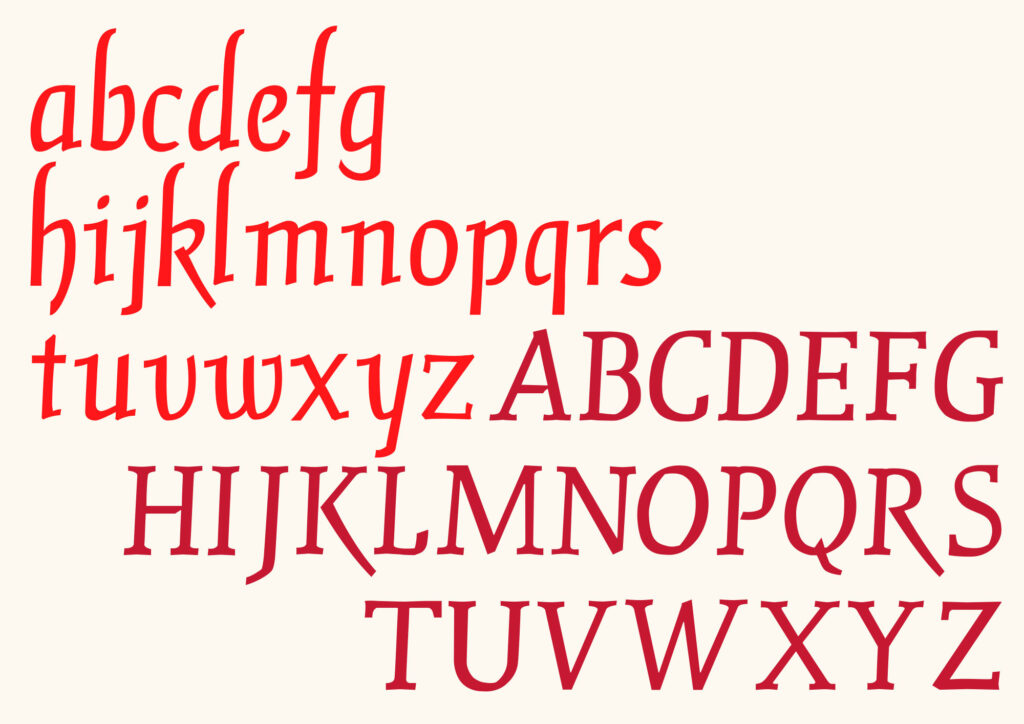 Norbulingka font design for Tibetan Institute